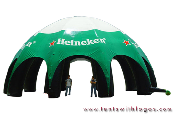 Inflatable Dome Tent | Heineken | www.TentsWithLogos.com