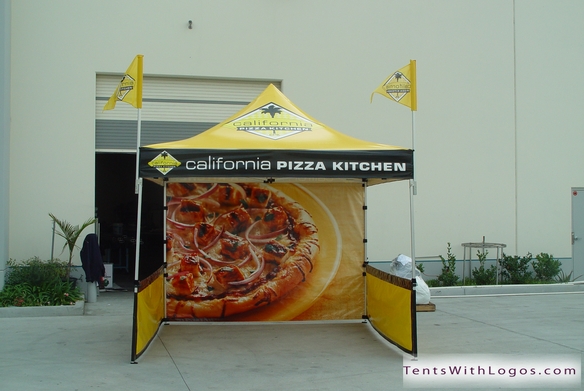 10 x 10 Pop Up Tent | California Pizza Kitchen | www.TentsWithLogos.com